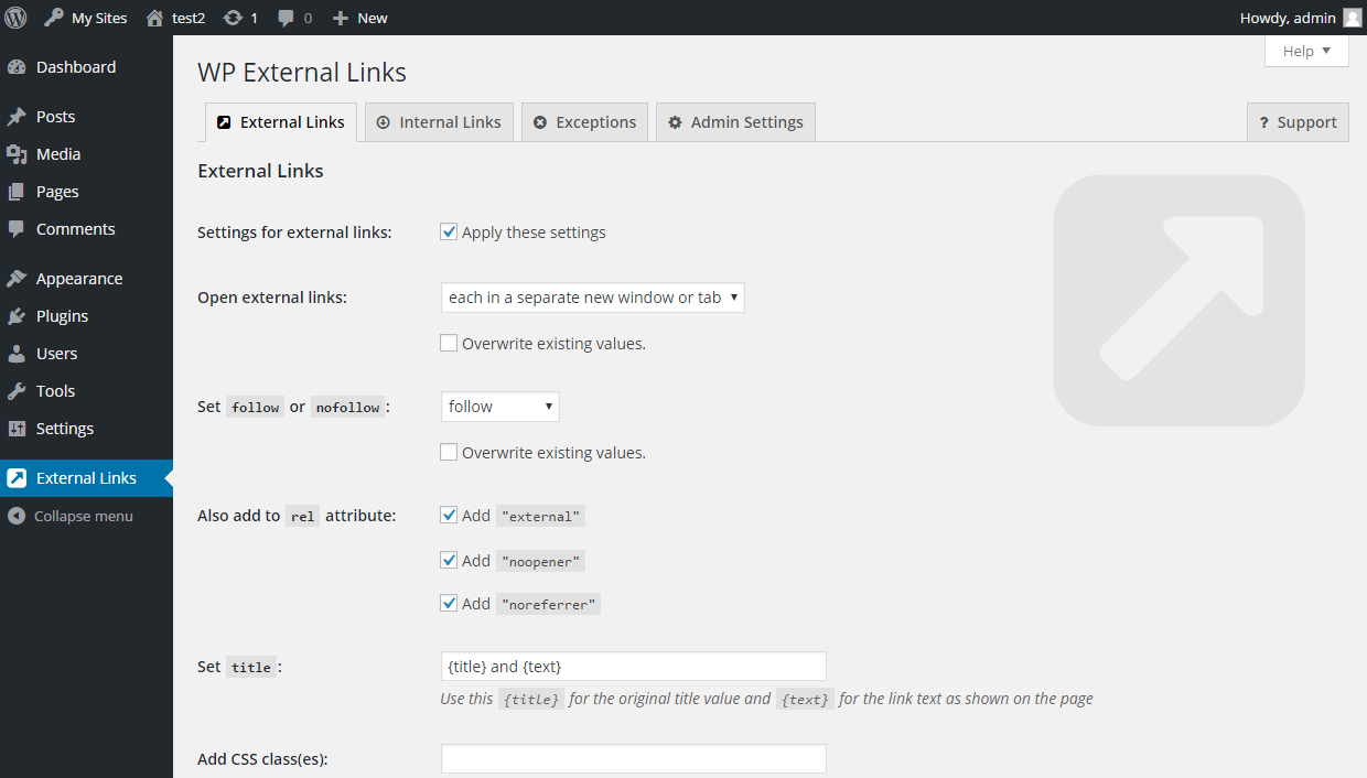 How to Open Links in a New Window or Tab in Multiple CMSes
